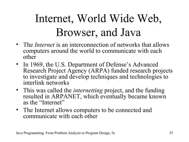 Chapter 1 - An Overview of Computers and Programming Languages | PPT