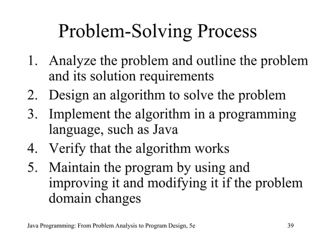 Chapter 1 - An Overview of Computers and Programming Languages | PPT