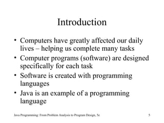 Chapter 1 - An Overview of Computers and Programming Languages | PPT