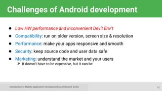 Chapter 1- Mobile Application Development Introduction-java.pptx | Operating Systems | Computer ...