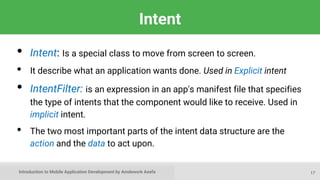 Chapter 1- Mobile Application Development Introduction-java.pptx | Operating Systems | Computer ...