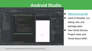 Chapter 1- Mobile Application Development Introduction-java.pptx | Operating Systems | Computer ...