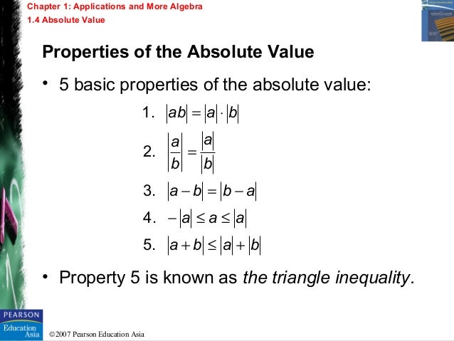 Chapter 1 - Applications and More Algebra
