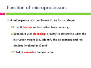 Introduction to Microprocessors | PPT