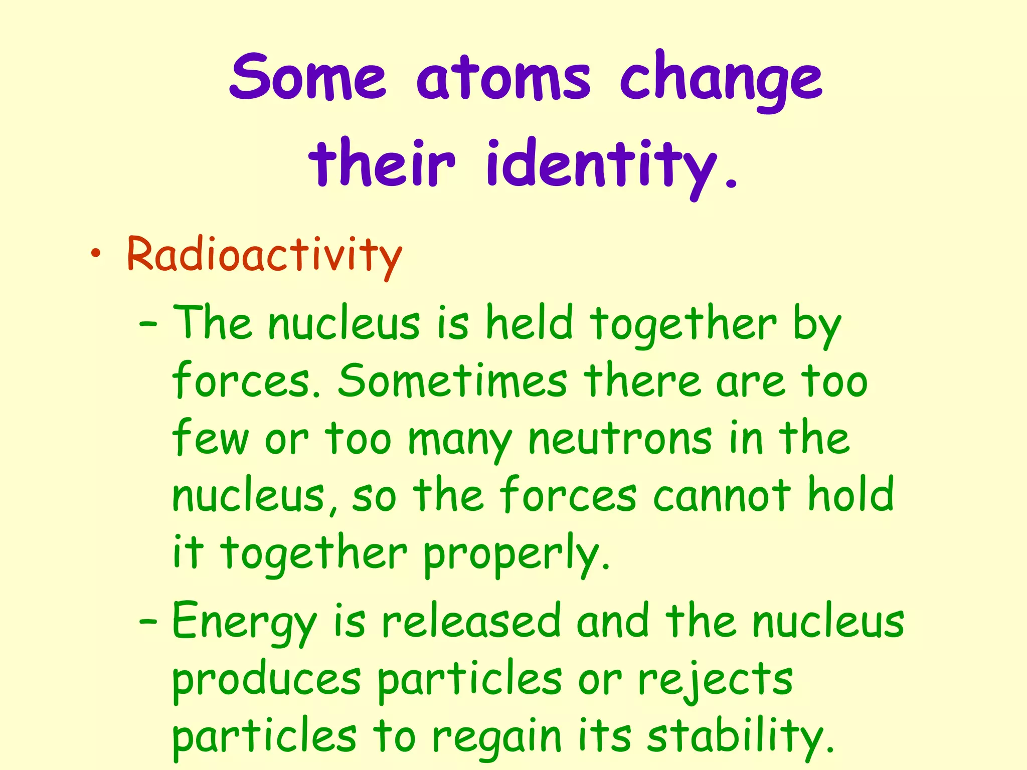 Chapter 1 Atomic Structure | PPT
