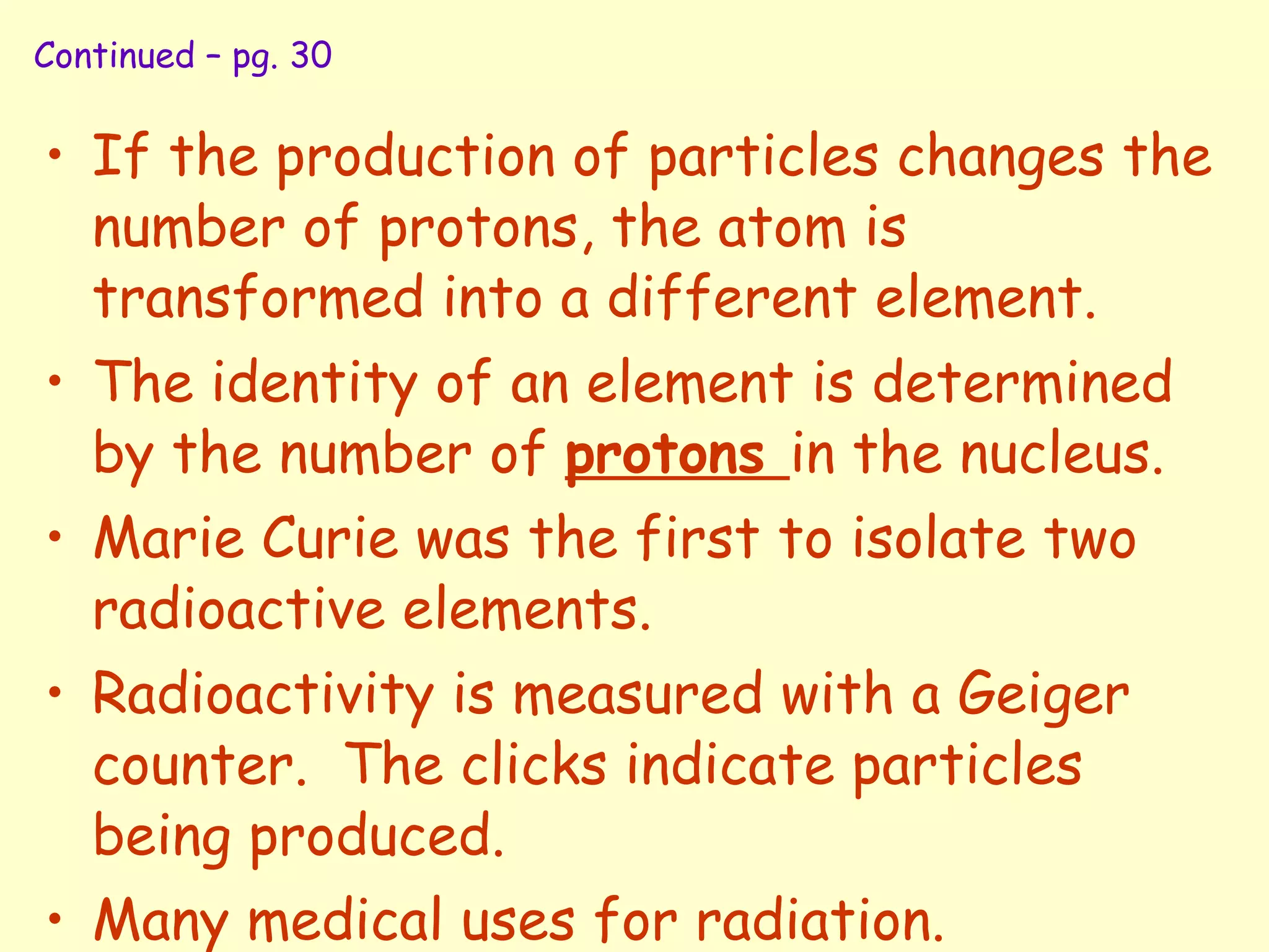 Chapter 1 Atomic Structure | PPT