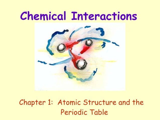 Chapter 1 Atomic Structure | PPT | Chemistry | Science