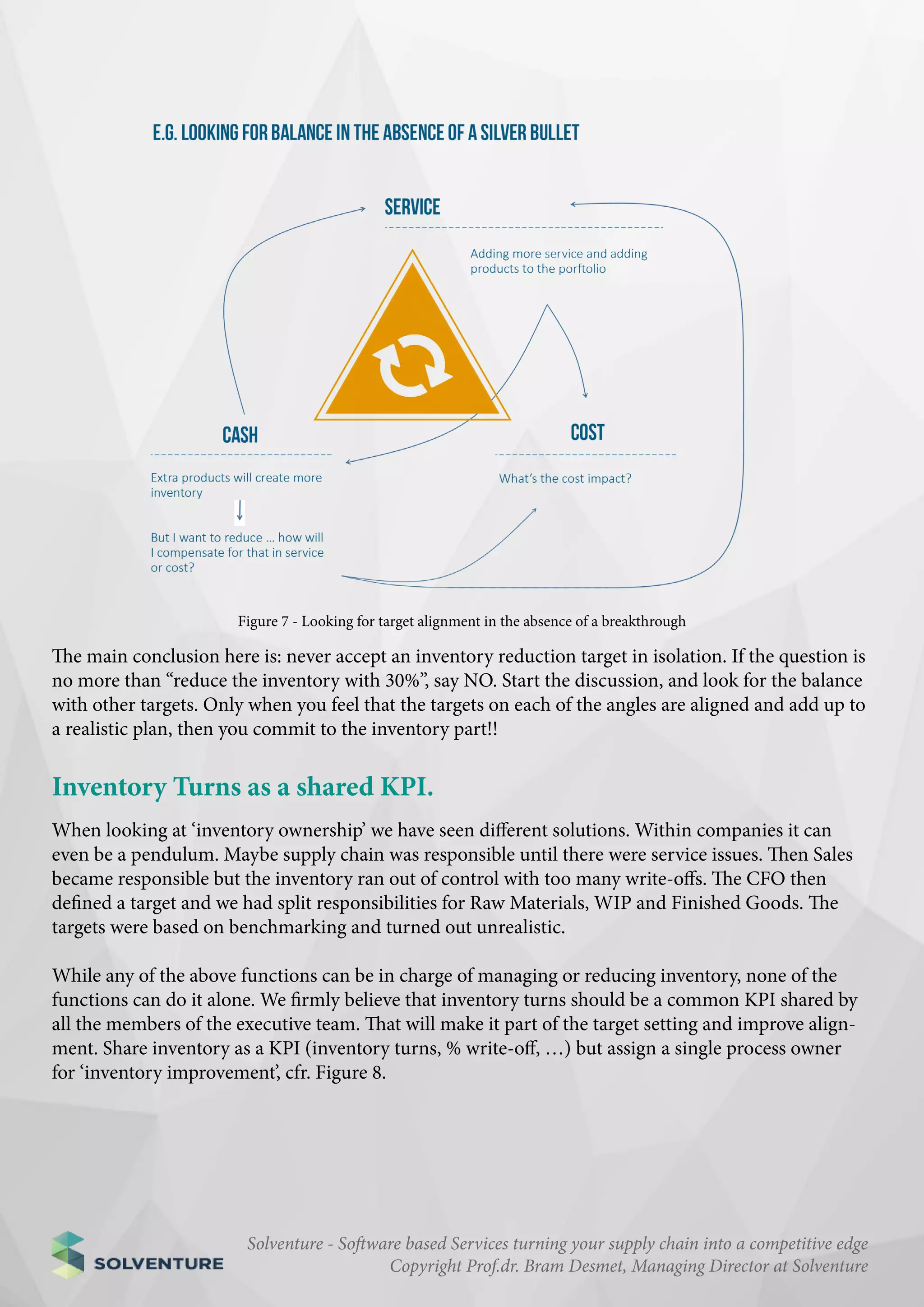 Chapter 1 - Balancing Cash, Cost and Service - The Supply Chain ...