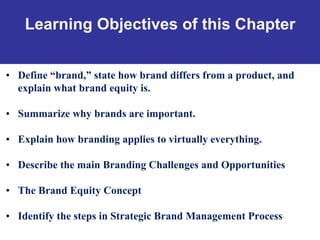 Brand management chapter 1 brands and brand management | PPT