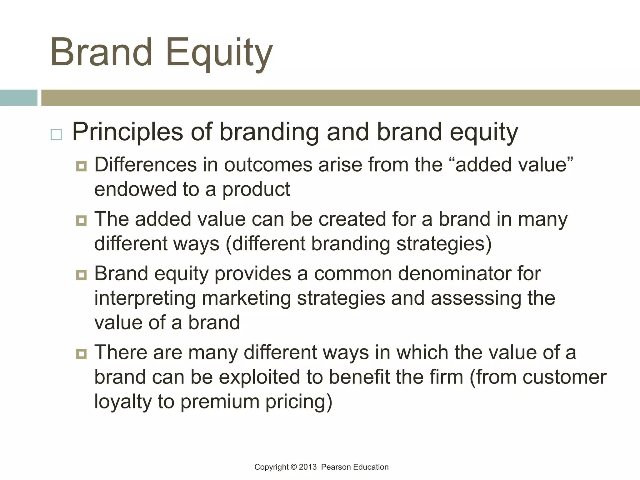 Chapter 1 brands and brand management | PPT