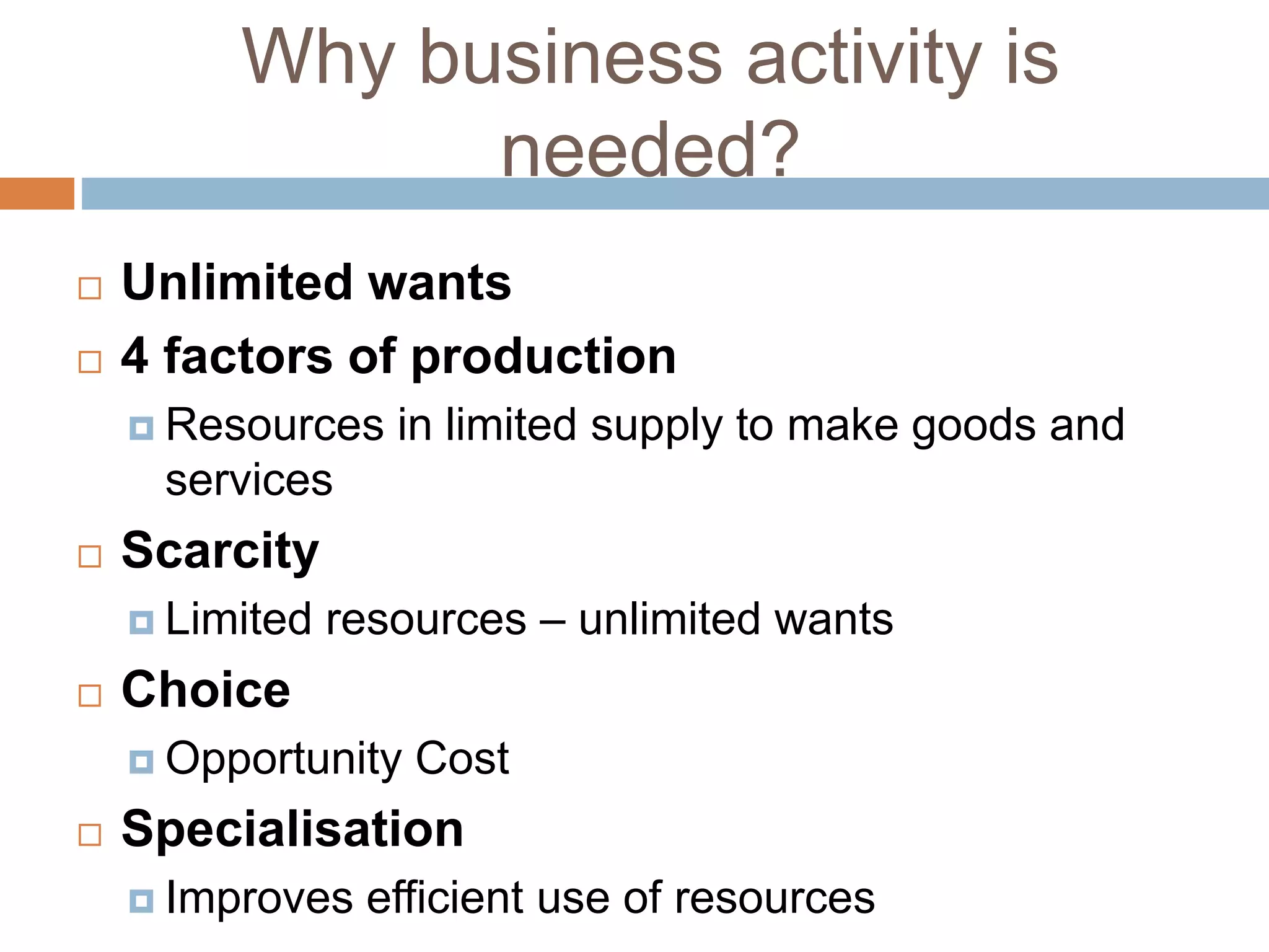 Chapter 1 business activity | PPT