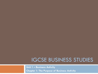 Chapter 1- Business Activity from section 1.ppt