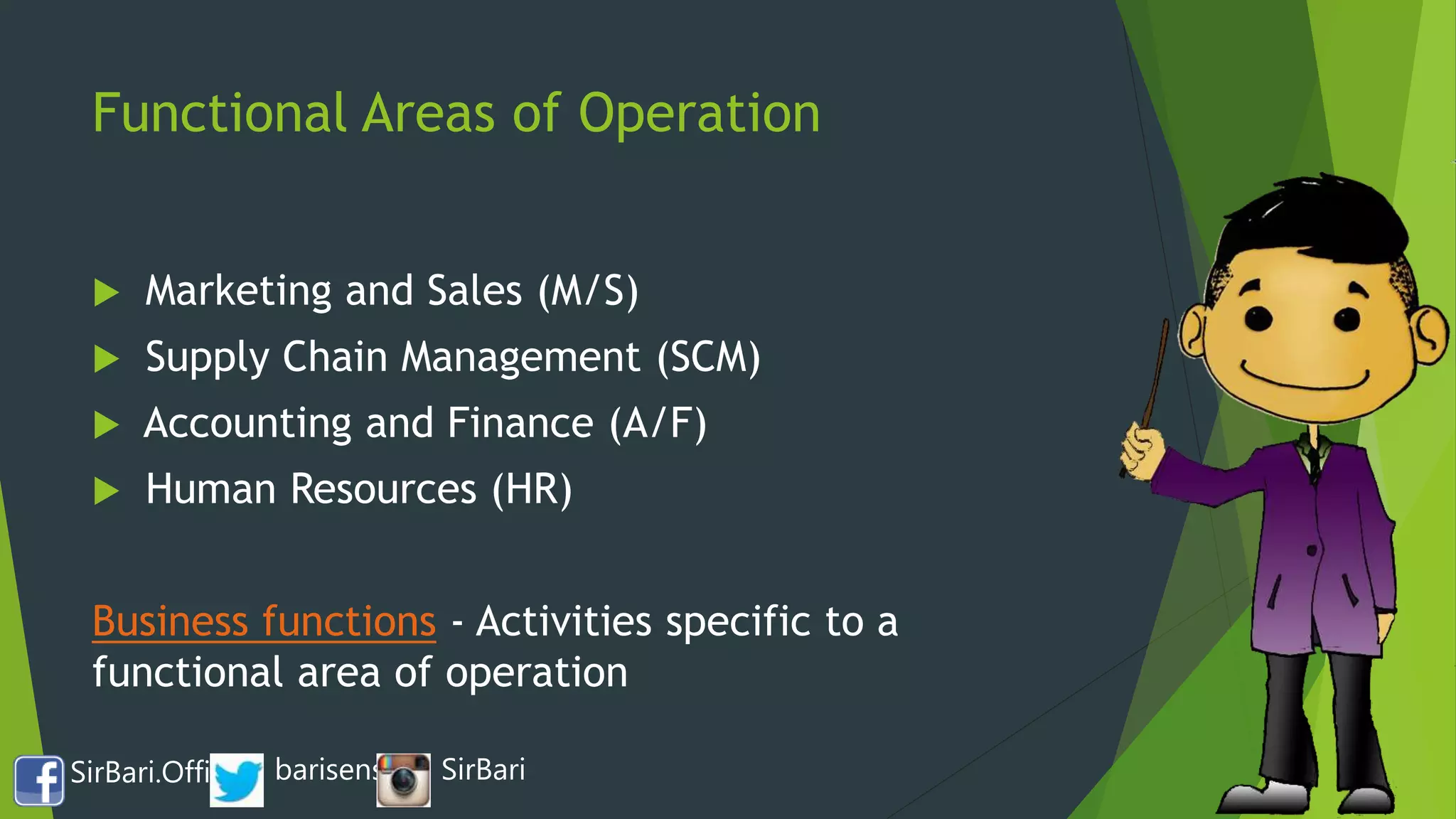 ERP Chapter 1 : Business functions and business processes | PPTX