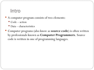 Chapter 1- C++ programming languages +.ppt