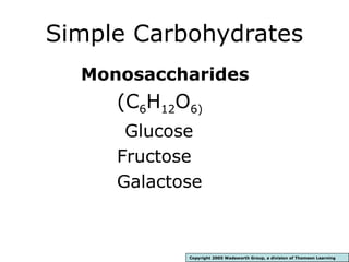 Chapter 1 - CARBOHYDRATES.ppt d | PPT