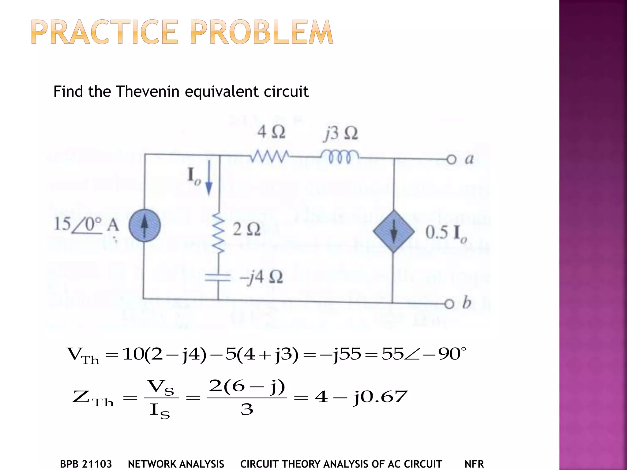 Chapter 1 circuit theorem | PPTX