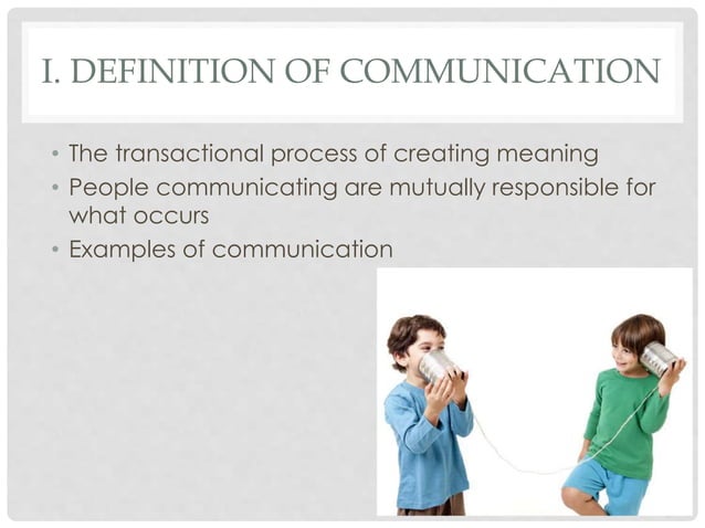 Chapter 1 communication | PPTX | Science