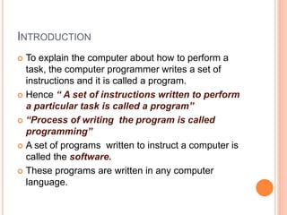 Computer languages that are used in different generations | PPTX ...