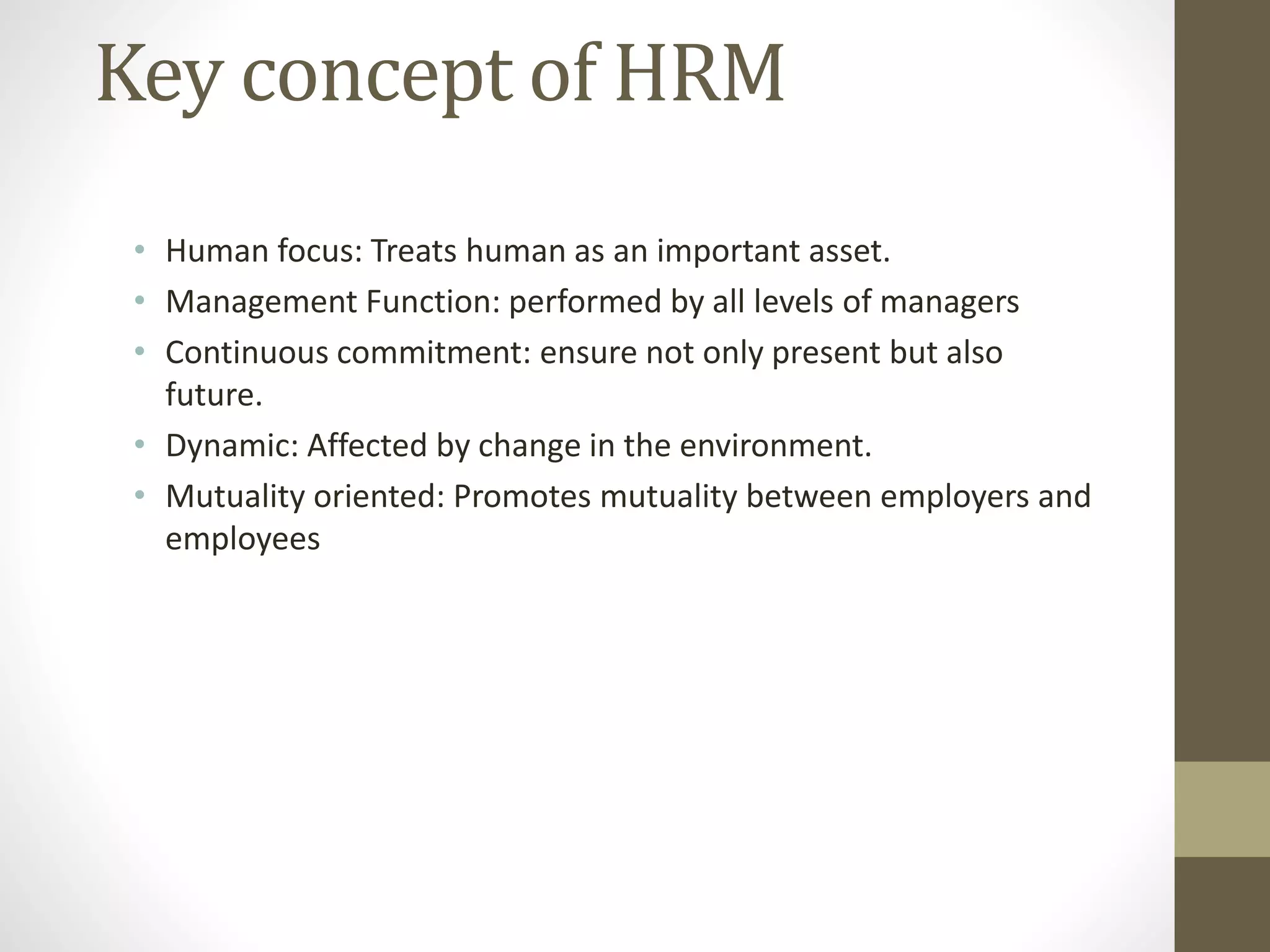 introduction to Human resource management (HRM) | PDF | Business ...