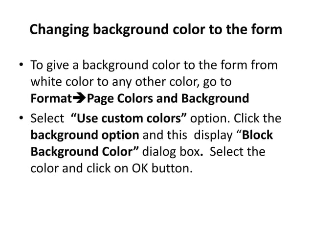 Std 12 Computer Chapter 1 Creating Html Forms Using KompoZer | PPTX