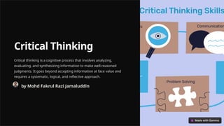 Chapter 1 - Introduction to Critical Thinking.pptx