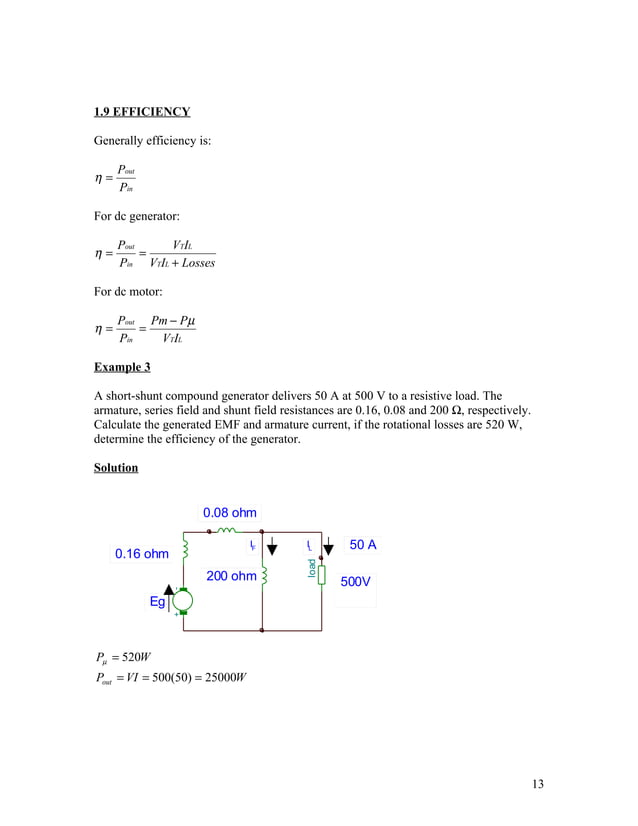 Chapter 1 dc machines new | DOC