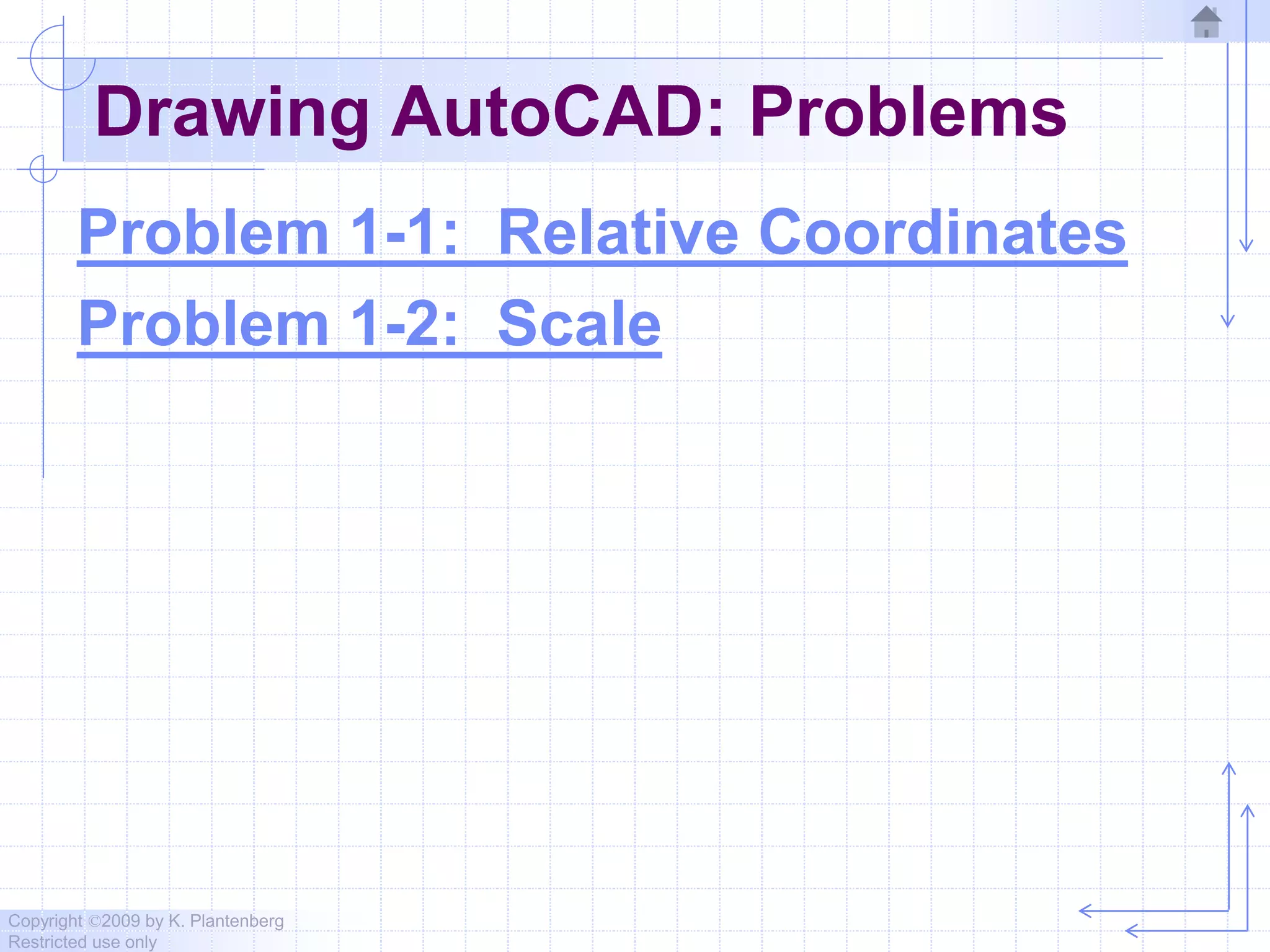Chapter 1 drawing in auto cad 2010 | PPTX