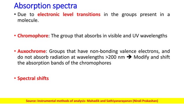 Chapter 1- Electromagnetic radiation and absorption spectroscopy.pptx