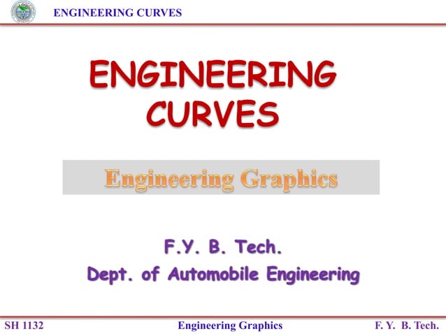 Engineering Curves | PPSX | Drawing and Sketching | Arts and Crafts