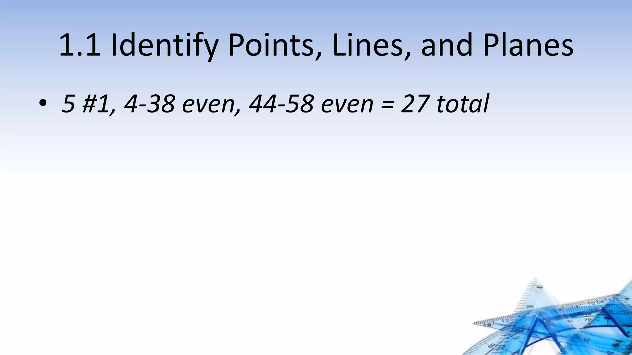 Chapter 1 - Essentials of Geometry PPT.pptx