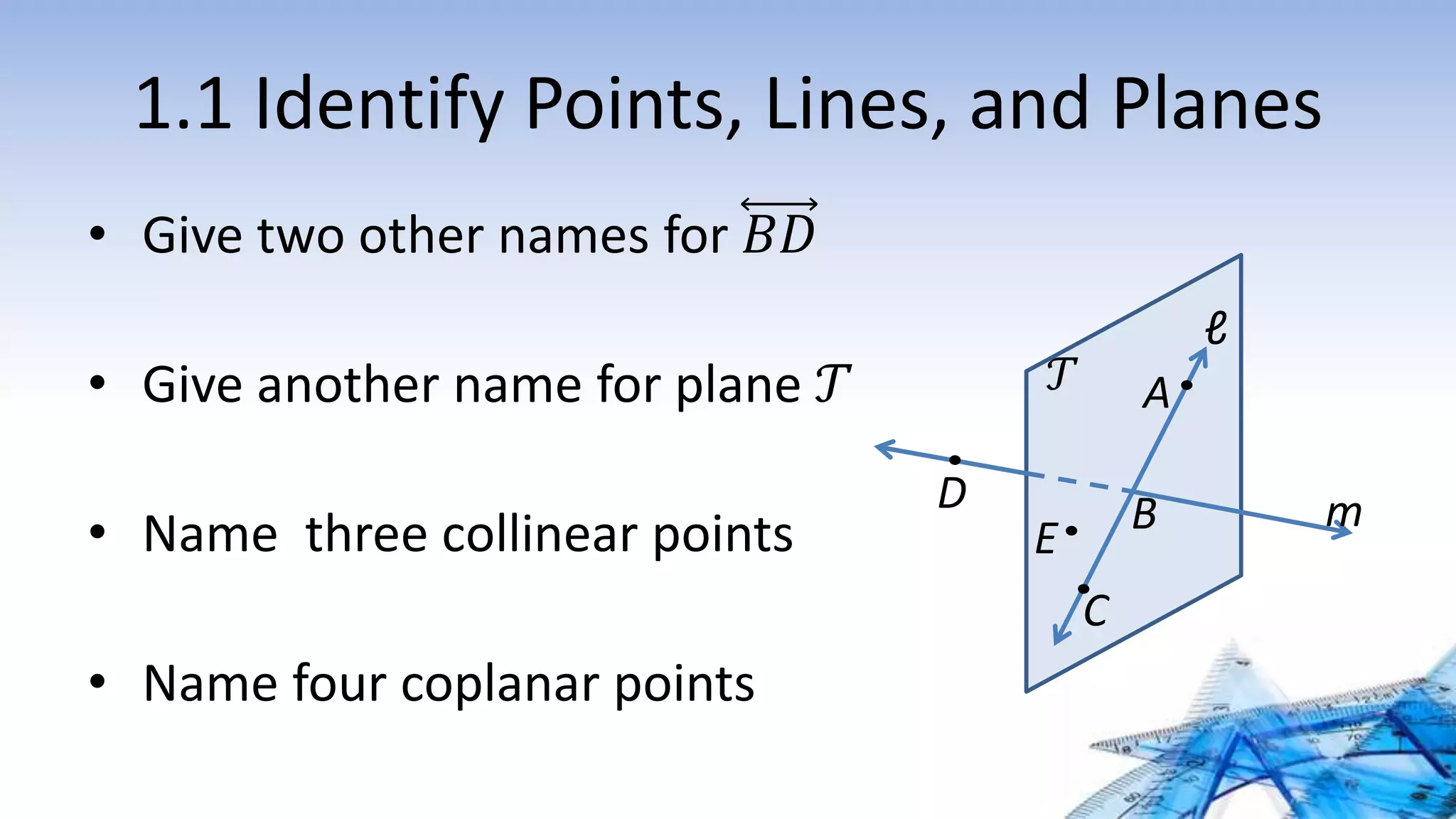 Chapter 1 - Essentials of Geometry PPT.pptx