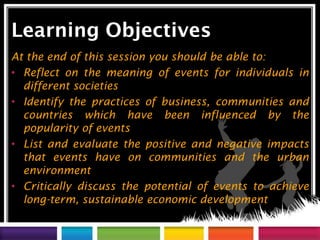 Chapter 1 - Events in Our Changing World | PPTX