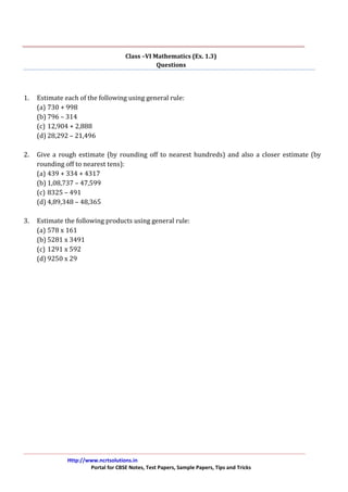 Chapter 1 ex-1.3 | PDF