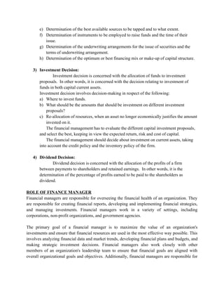 Chapter 1-Financial Management notes for 5th semester BCOM-Bengaluru ...