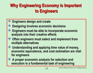 Chapter 1 foundations of engineering economy | PPT