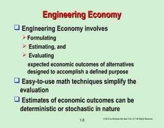 Chapter 1 foundations of engineering economy | PPT