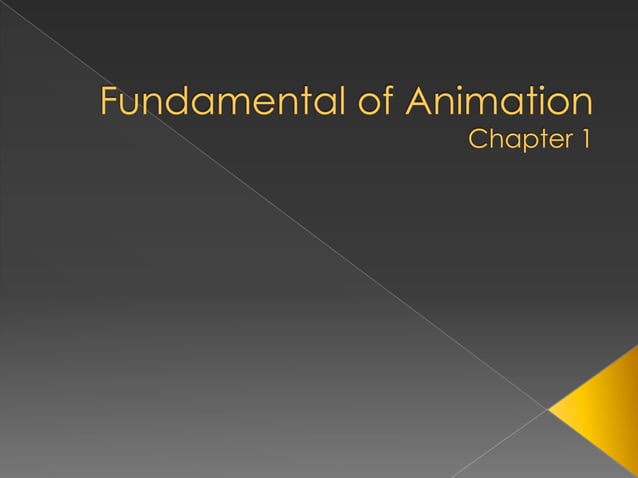 TMD2063 | Digital Animation — Chapter 1 | PPT