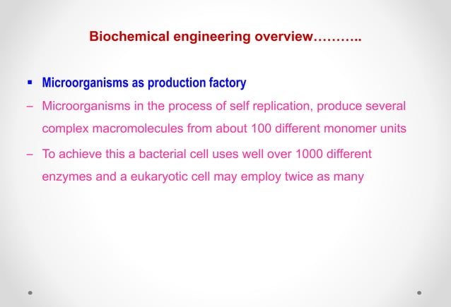 Chapter 1 fundamentals of biochemical engineering | PPTX | Biotech and ...