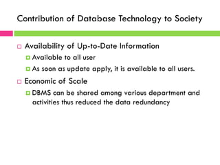 Chapter 1 Fundamentals of Database Management System | PDF