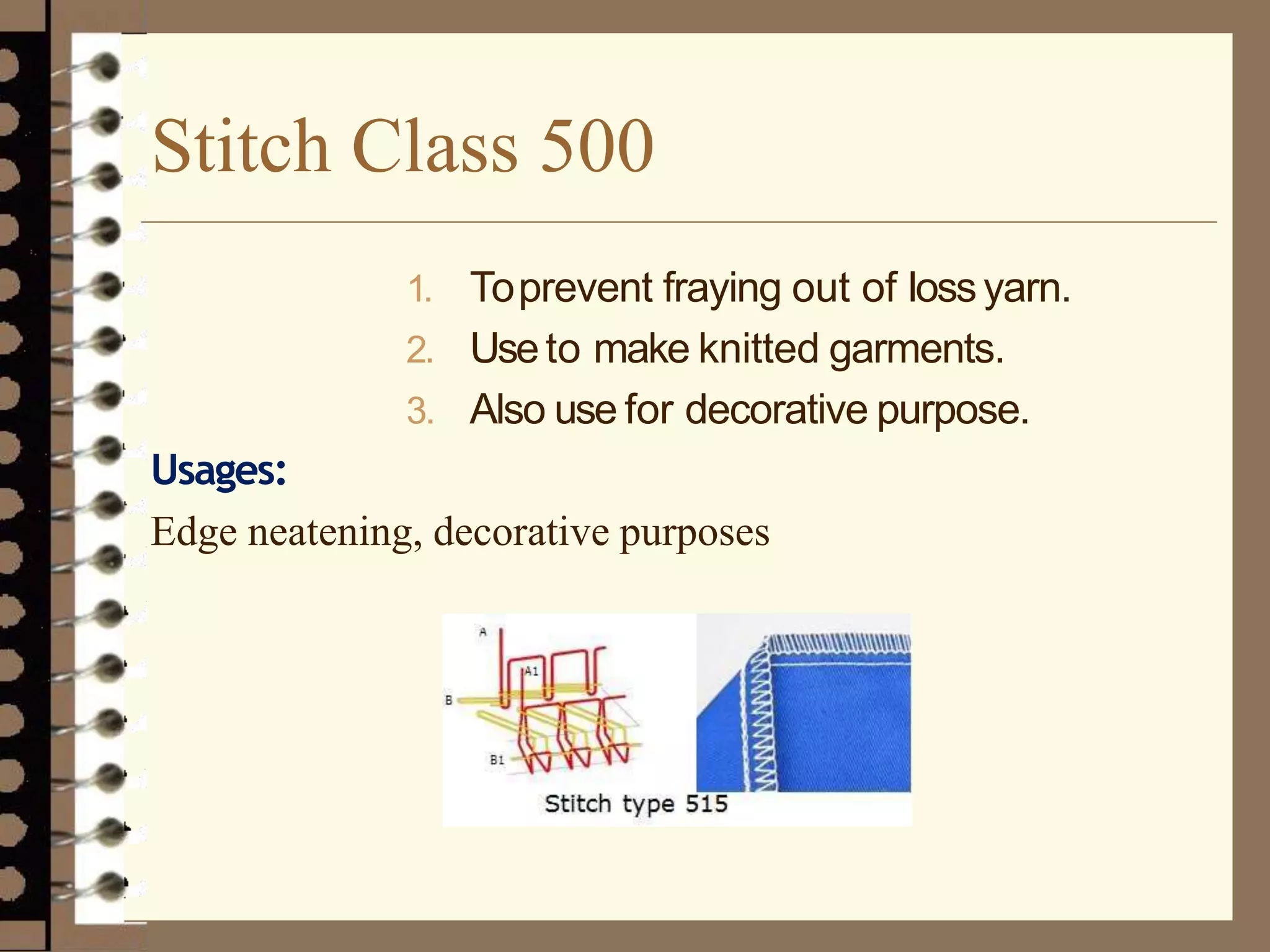 Chapter 1 garment sewing section (GUB) | PPT