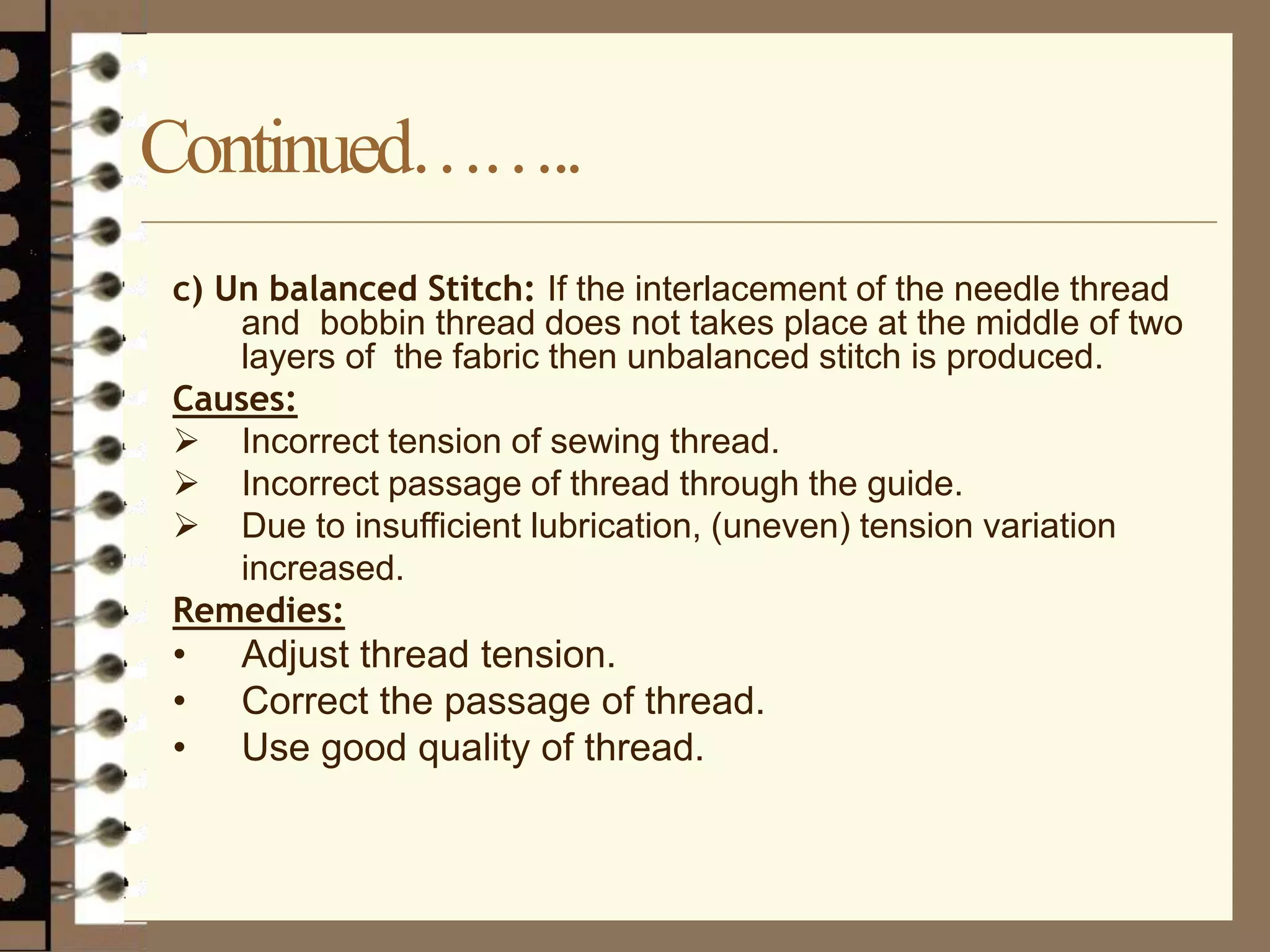 Chapter 1 garment sewing section (GUB) | PPT