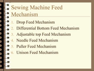 Chapter 1 garment sewing section (GUB) | PPT