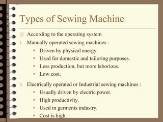 Chapter 1 garment sewing section (GUB) | PPT