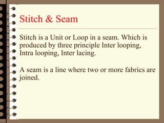 Chapter 1 garment sewing section (GUB) | PPT