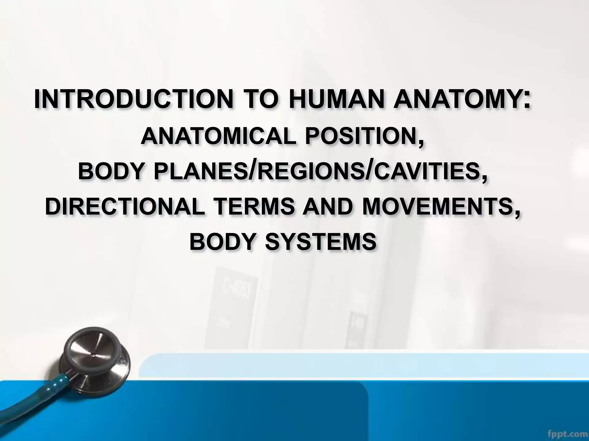 Chapter 1 General Anatomy | PPTX