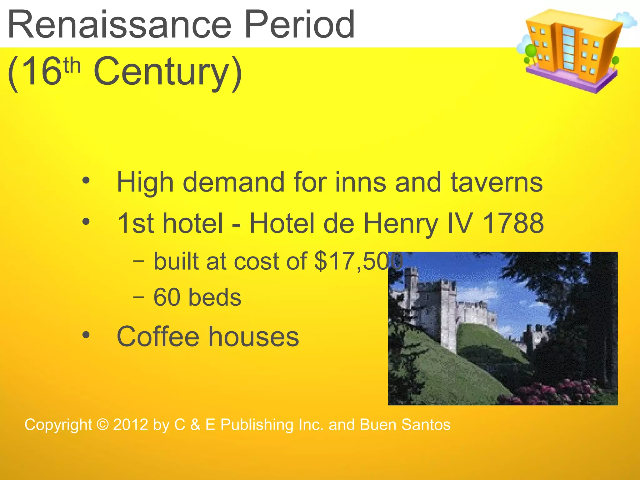 Chapter 1 history of lodging industry | PPT
