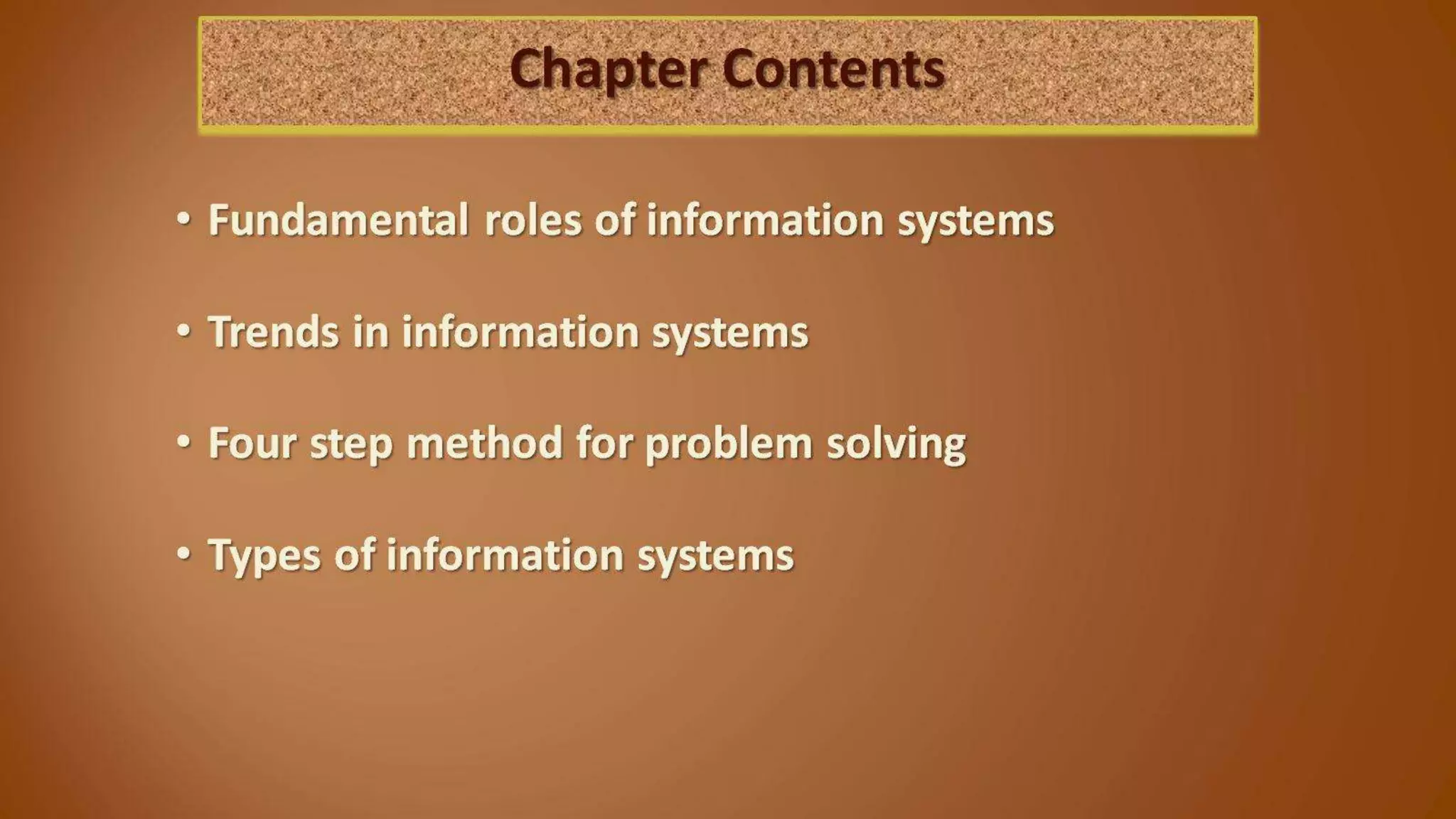 Chapter 1 Business information systems | PPTX