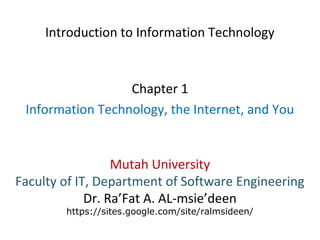 Introduction to Information Technology | PPT