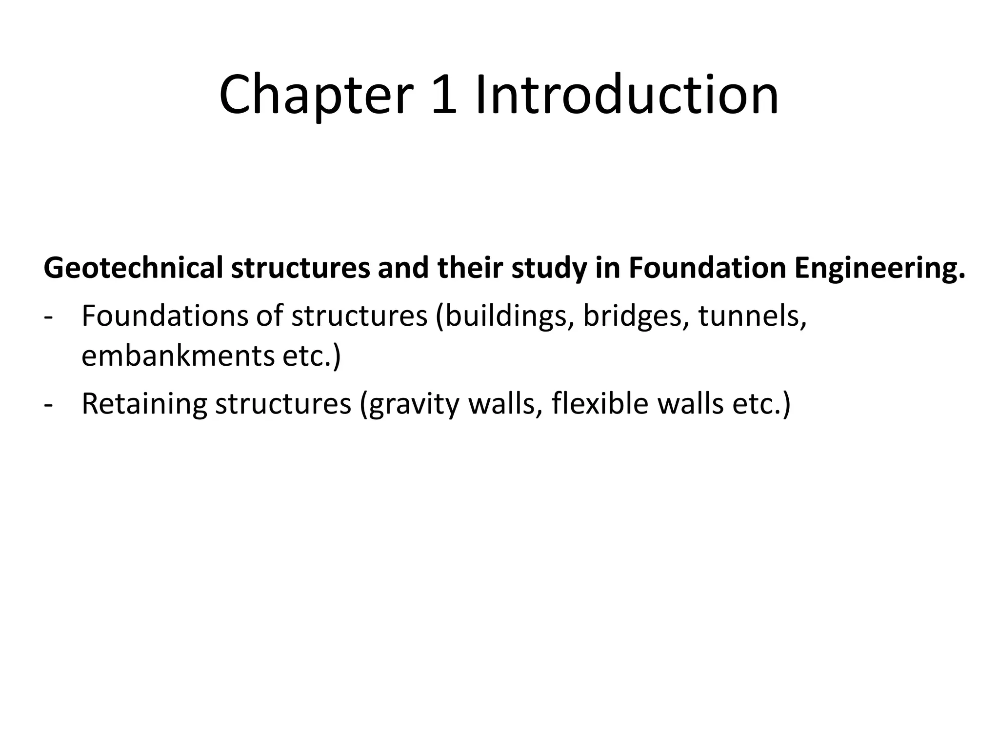 Chapter 1: Foundation Engineering | PDF