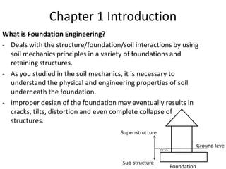 Chapter 1: Foundation Engineering | PDF